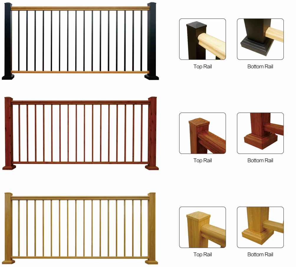 Commercial Aluminum Railing Manufacturer, Powder Coated Aluminum ...